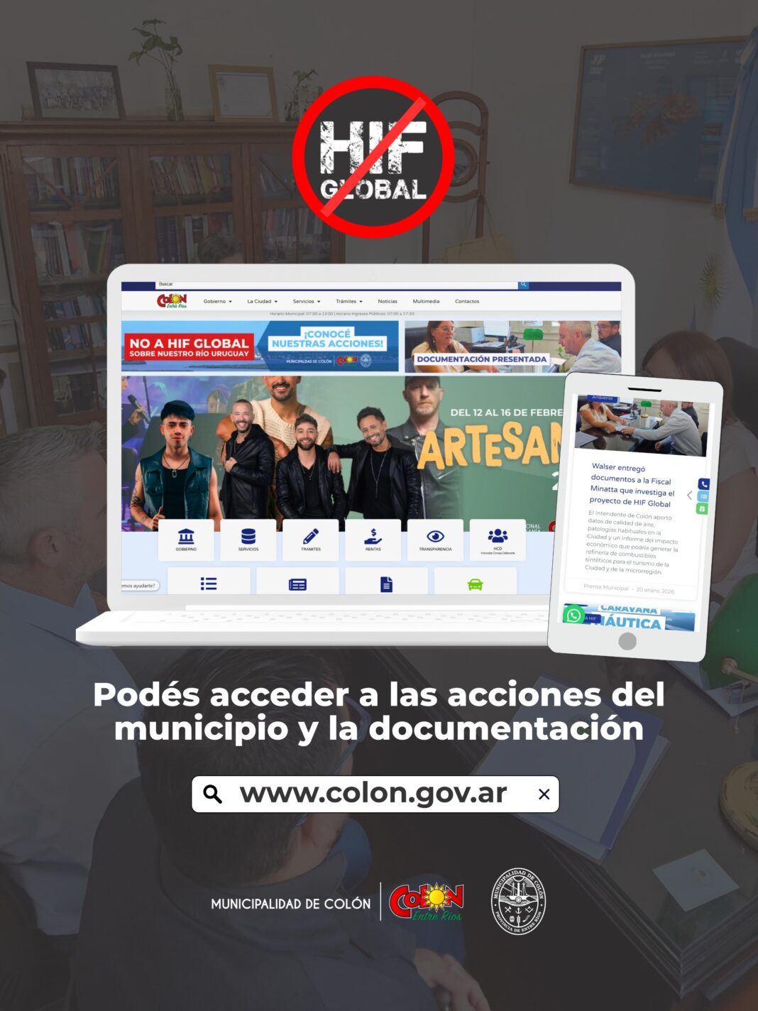 El municipio pone a disposición todas las acciones que realiza por el ...